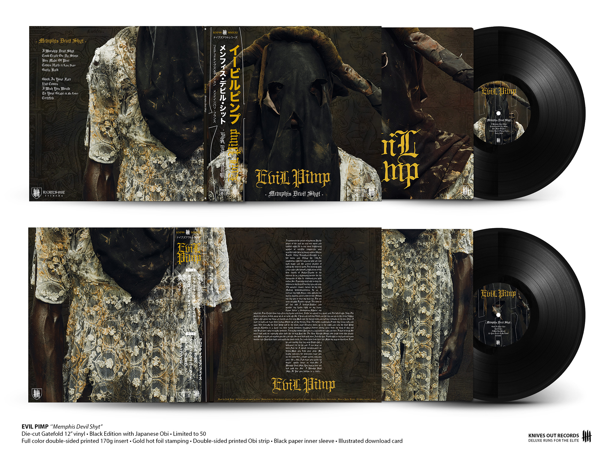 EVIL PIMP Memphis Devil Shyt – KNIVES OUT RECORDS | Music at its Artiest