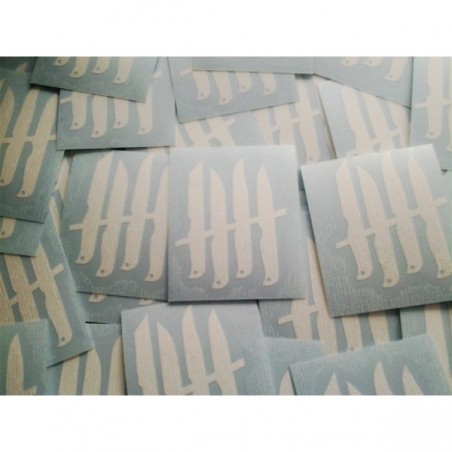 KNIVES OUT "Logo" Die-cut vinyl sticker, 5 x 6