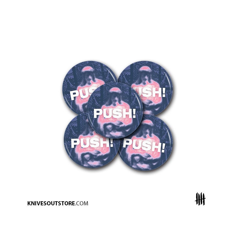 PUSH! "Bad Intentions" Badge|Magnet