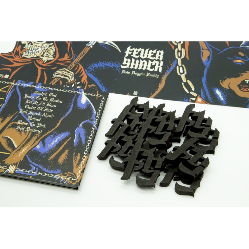 FEVER SHACK "Raw Doggin Reality" Die-cut Digipack Clear CD • Die-cut ...