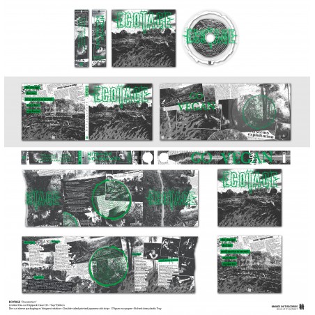 ECOTAGE "Devastation" Die-cut Digipack Clear CD • Die-cut Booklet, SAP ...