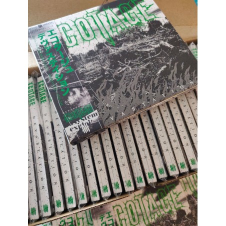 ECOTAGE "Devastation" Die-cut Digipack Clear CD • Die-cut Booklet, SAP ...