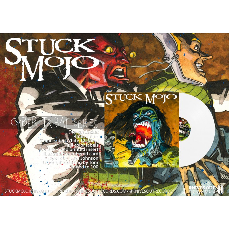 STUCK MOJO "Violated" die-cut Jacket 12″ White Vinyl