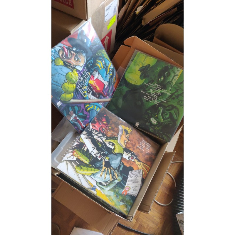 STUCK MOJO "Violated" die-cut Jacket 12″ White Vinyl