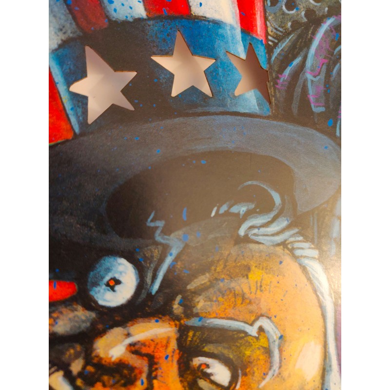 STUCK MOJO "Snappin' Neck" die-cut Jacket 12″ White Vinyl