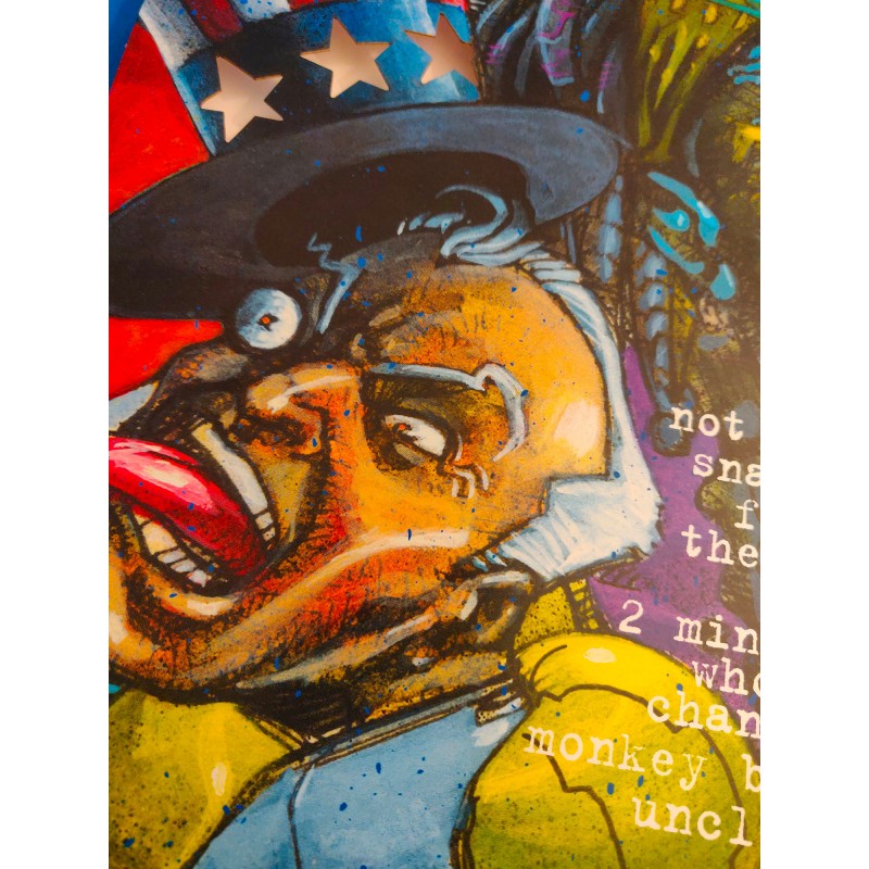 STUCK MOJO "Snappin' Neck" die-cut Jacket 12″ White Vinyl