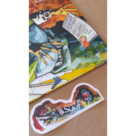 STUCK MOJO "Violated" die-cut Jacket 12″ White Vinyl