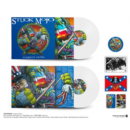 STUCK MOJO "Snappin' Neck" die-cut Jacket 12″ White Vinyl